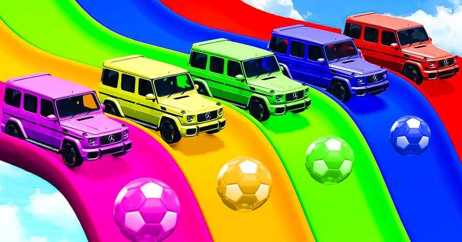 ¿Cuántos coches de colores hay? 🚗