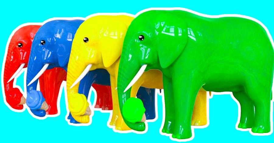 ¿De qué color es este elefante?