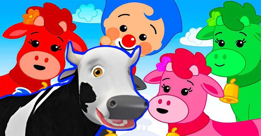 ¿Cuántos colores de vacas hay aquí? 🐄