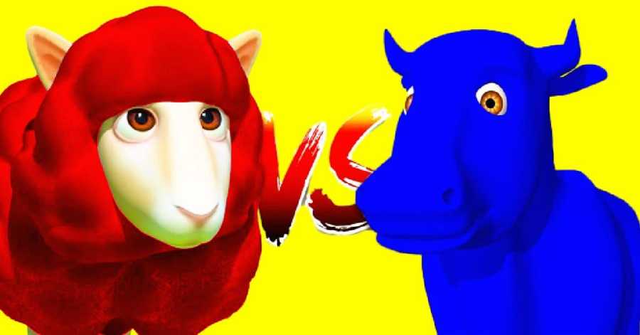 ¿De qué color es esta vaca?