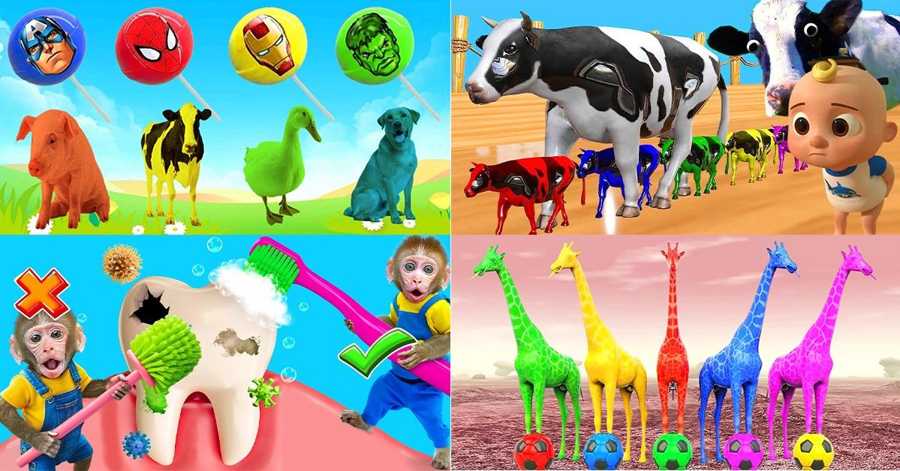 ¿Puedes identificar estos animales?