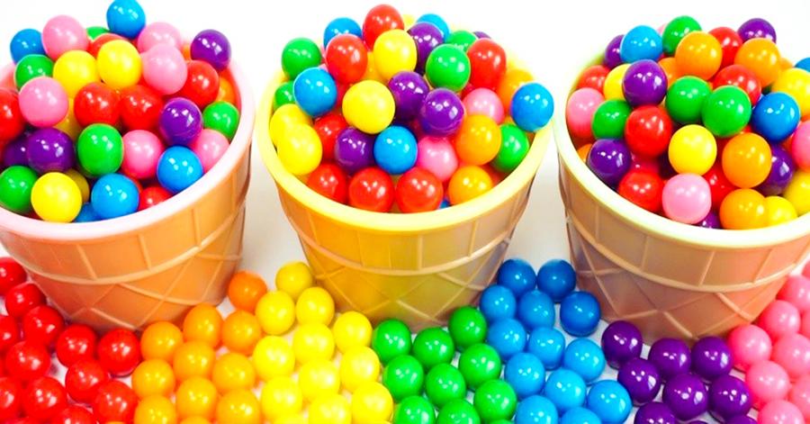 ¿De qué color son estas bolitas?